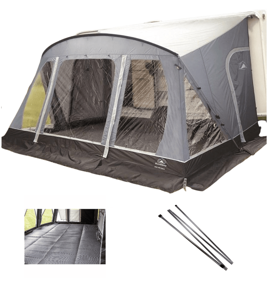 Sunncamp Swift 390 SC Lightweight Caravan Porch Awning — Aztec Leisure