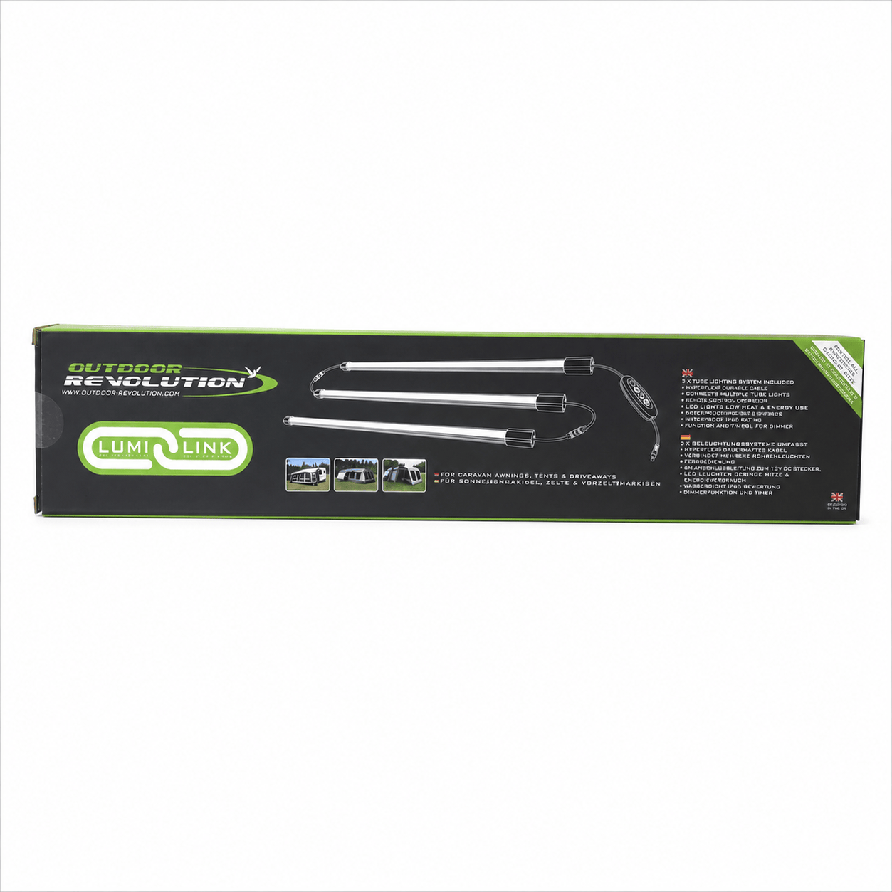 Outdoor Revolution Lumi-Link V2 Triple LED Tube Light Kit — Aztec Leisure