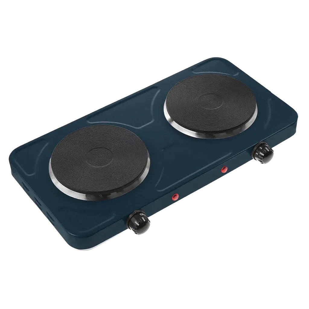 Quest Double Hotplate Slate, 2 Burner Portable Camping Hob - 230V ...