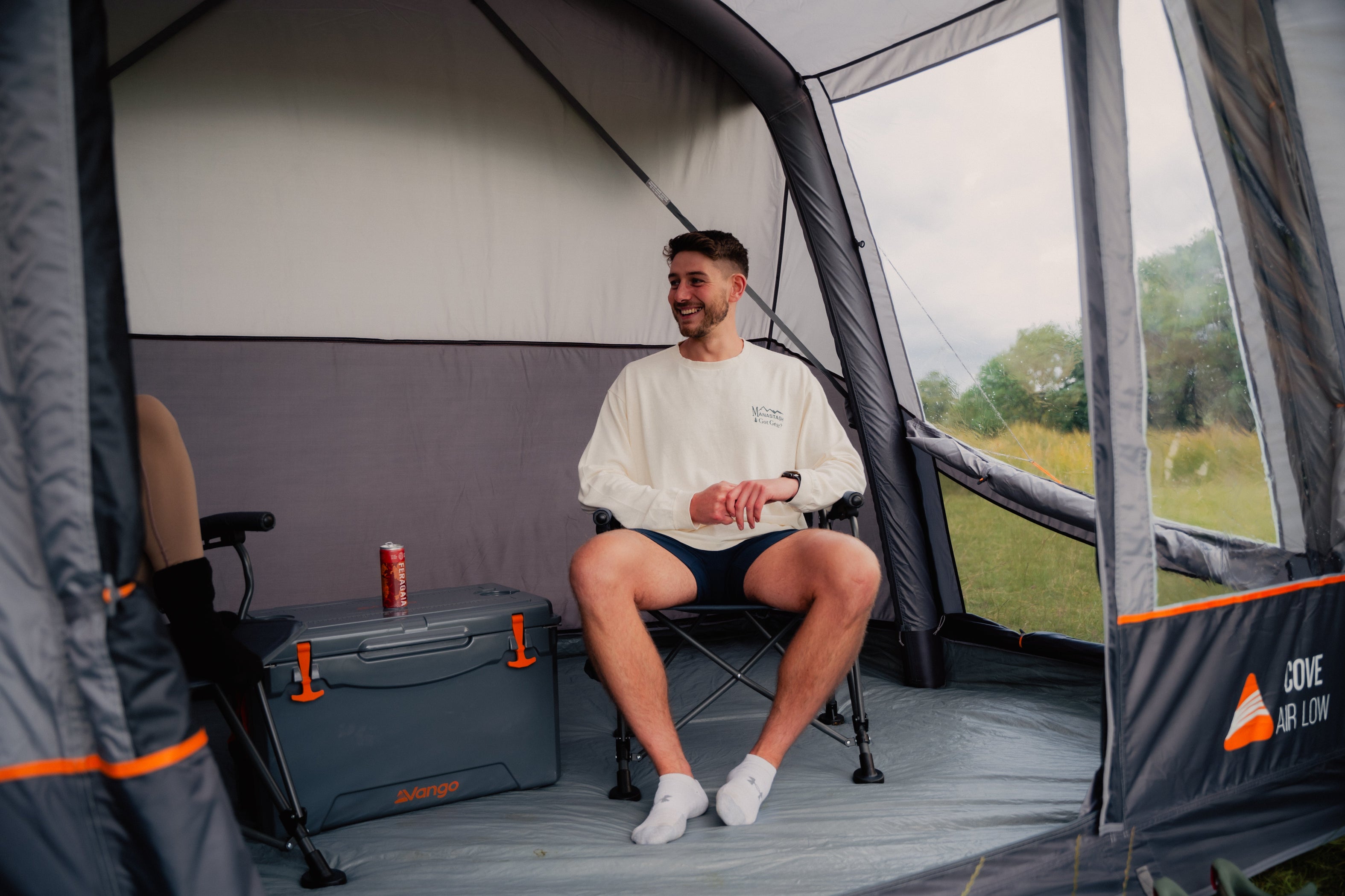 Vango Cove III Air Inflatable Drive Away Awning Cloud Grey - Low ...