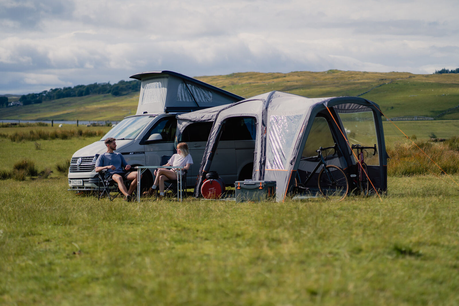 Vango Versos Air Inflatable Cloud Grey Drive Away Awning - Low — Aztec ...