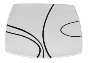 Zen Square Dinner Melamine Plate — Aztec Leisure