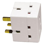 3 Way 13A Plug Adaptor — Aztec Leisure