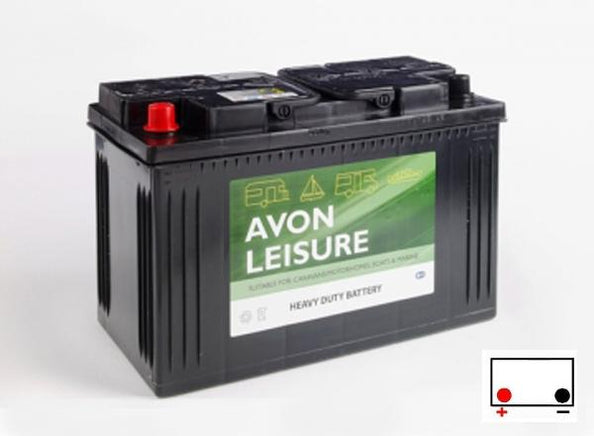 Avon 12v 100ah Caravan Leisure Battery — Aztec Leisure