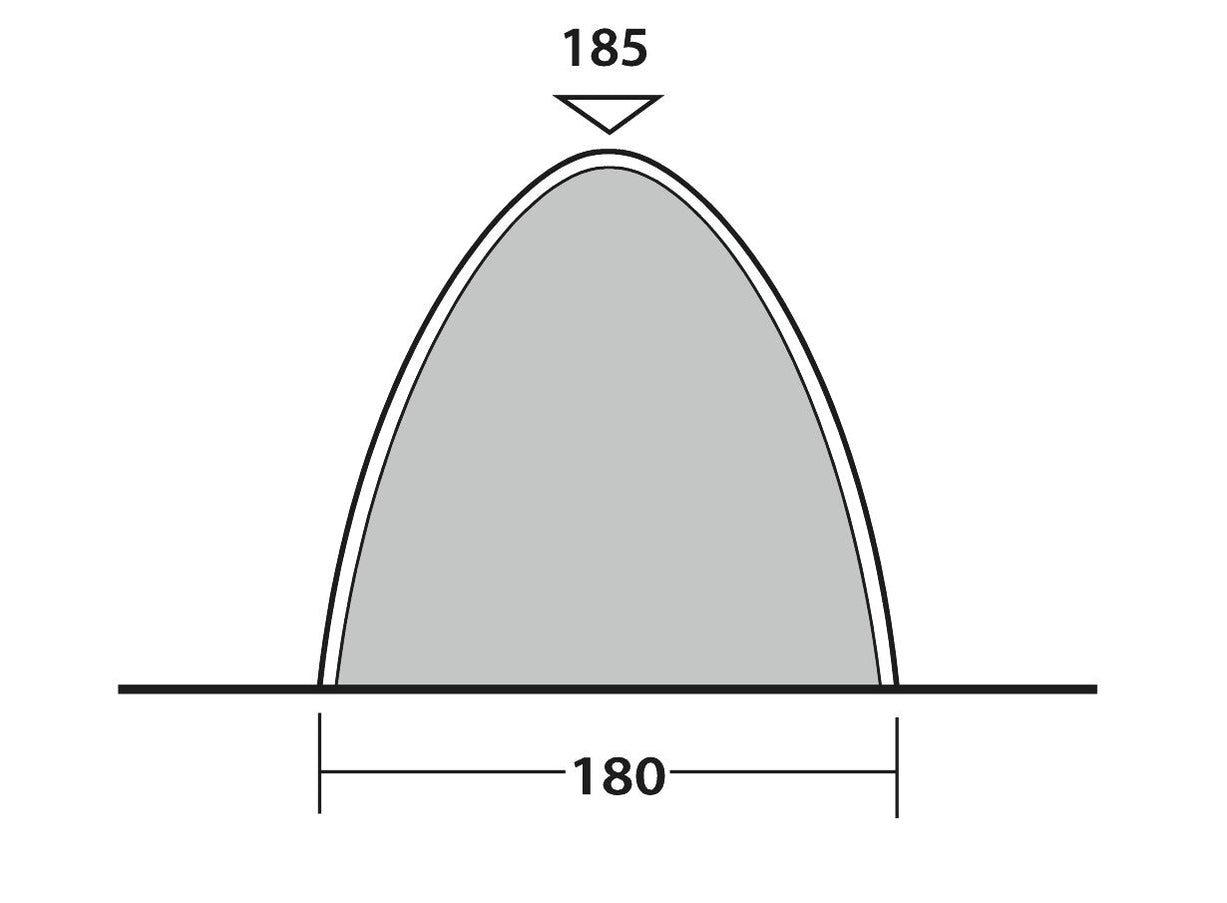 Outwell Free-Standing Bedroom Inner Tent L - 3 berth inner — Aztec Leisure