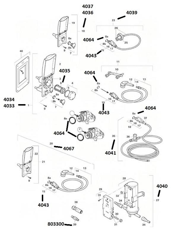 Truma Ultraflow Water System Spare Parts